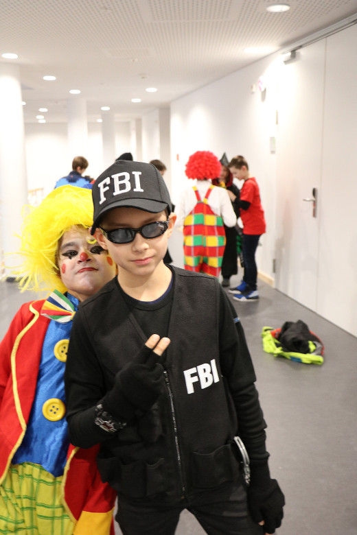 Fasching2018-FBI und Clown